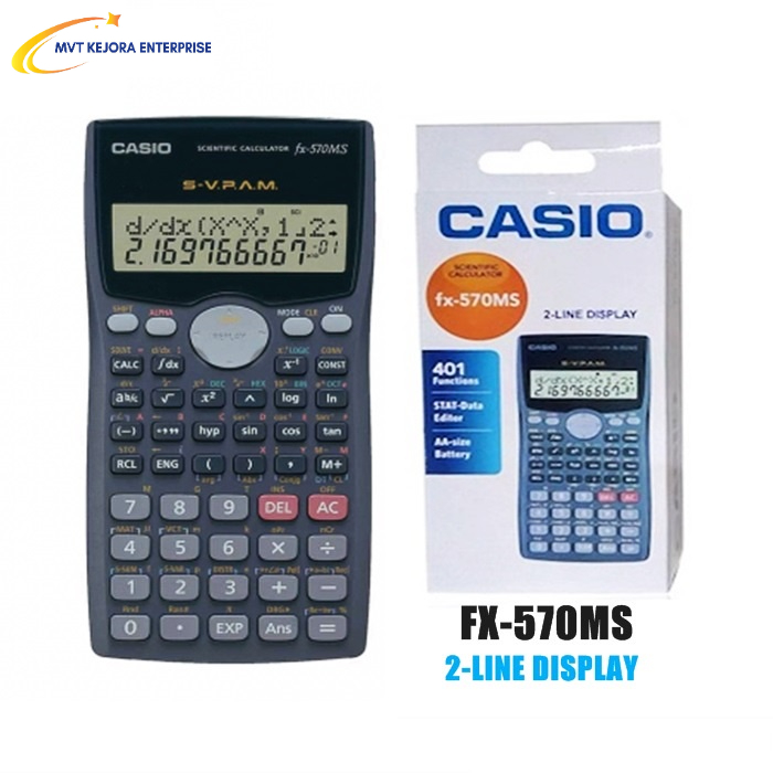 Casio Scientific Calculator FX-570MS Model with 401 Functions(OEM ...
