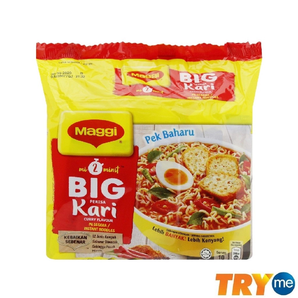 Maggi Instant Noodles Big Curry Flavoured (5 x 111g) | Shopee Malaysia