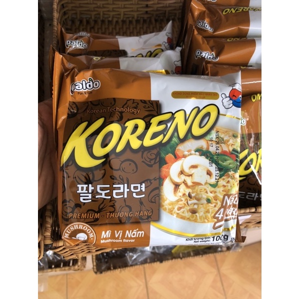 Koreno Noodles with Mushroom flavor (Box of 24 packs) | Shopee Malaysia