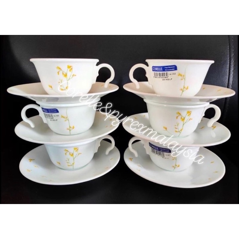 Corelle Kobe Cawan & Piring 6 pasang | Shopee Malaysia