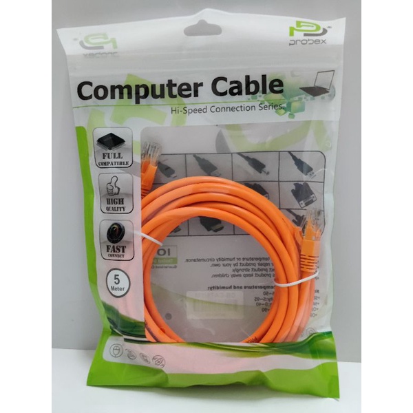 Probex CAT6 Network Cable 5m (Ready Stock) | Shopee Malaysia