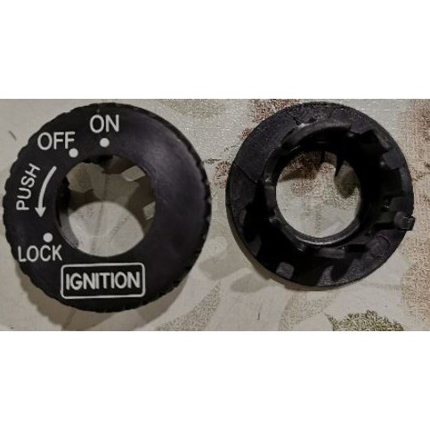 YAMAHA / MODENAS KRISS MAIN SWITCH COVER HOUSING HITAM (KEY LOCK COVER ...