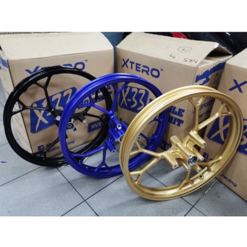 **READY STOCK** SPORT RIM XTERO X33 NVX155 1.6/1.6-17 INCH | Shopee ...