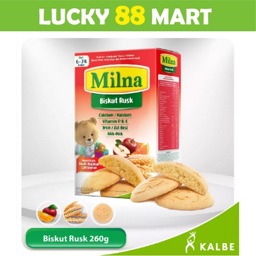 MILNA Baby Rusk Mix Fruit (260g) | Shopee Malaysia