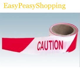 3" X 70 Meter Red & White Safety Road Tape/ Caution Tape/Awas Merah ...