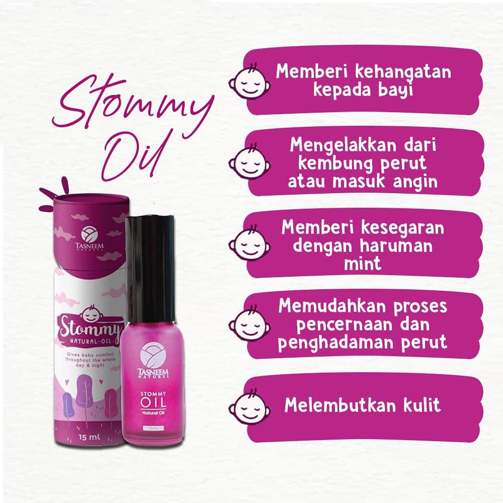 Tasneem Naturel Baby Balm, Stommy Oil, Bac Out Spray, Kalmy Lotion ...