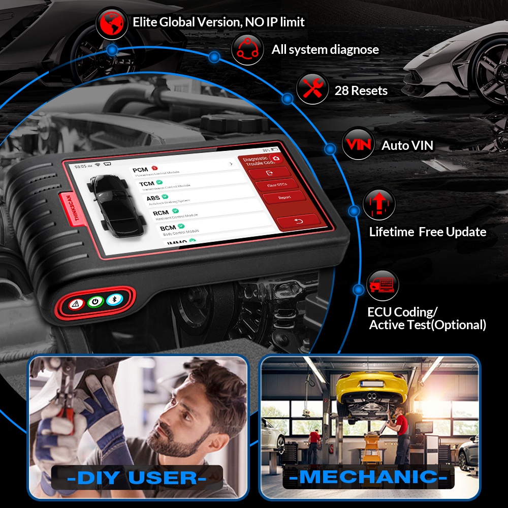 Perodua and Proton Thinkcar Thinkscan Max 2 OBD2 Diagnostic Tool ...