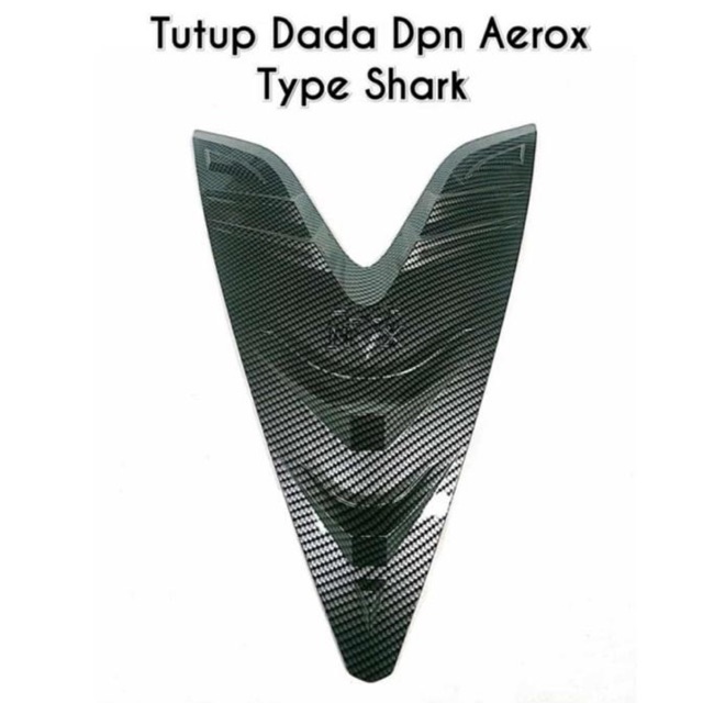Aerox 155 Carbon Shark Type Front Chest Cover | Shopee Malaysia