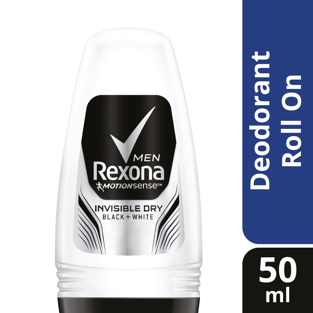 Rexona Men's Deodorant Roll On - Invisible Dry (50ml) | Shopee Malaysia