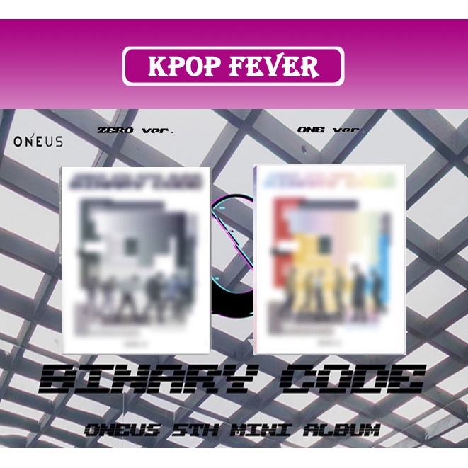 ONEUS - BINARY CODE 5th MINI ALBUM CD PHOTOBOOK PHOTOCARD SEALED ...