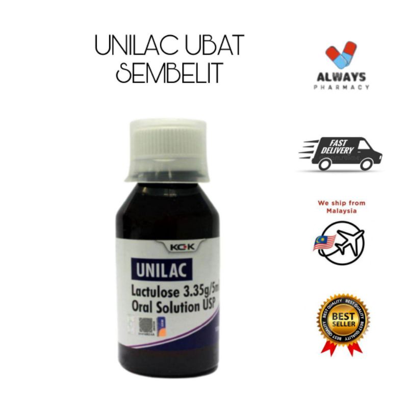 UNILAC LACTULOSE 100ML UBAT MINUM UNTUK SEMBELIT | Shopee Malaysia