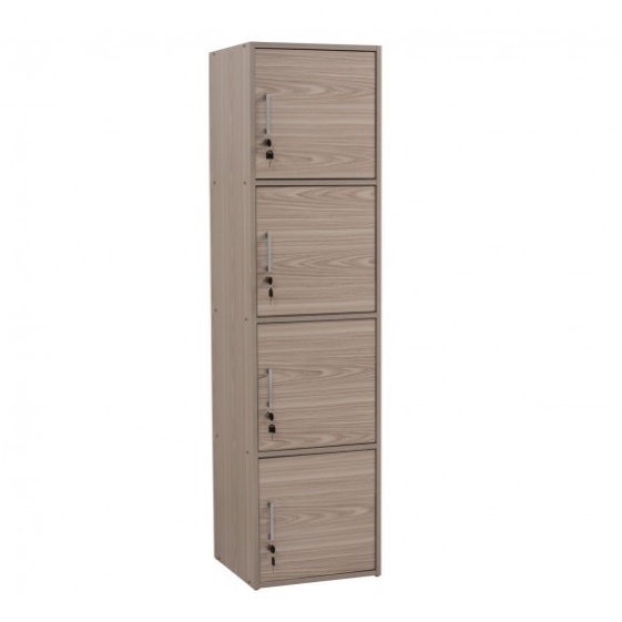CONY 4 Door Cabinet With Lock Office Cabinet Locker Cabinet Bookcase ...