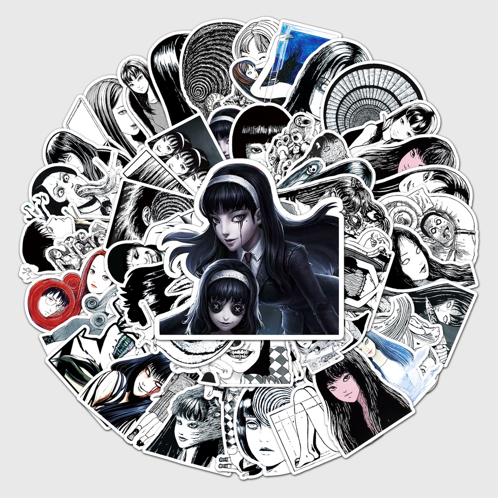 Tomie Kawakami 富江 Fujiang graffiti stickers 50pcs - motorcycle water ...