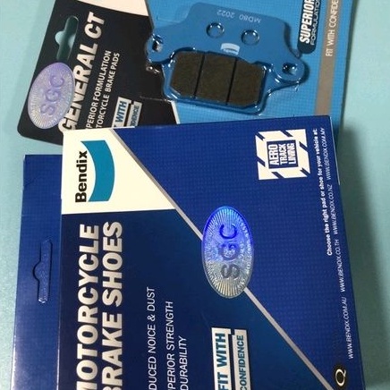 BENDIX BRAKE PADS & SHOE SET [MD80/MS6] HONDA CLICK 125i/150i v2, game ...