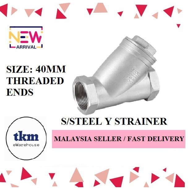 SUS304 Y Stainless Steel Y Strainer Filter Female Joiner Pipe Connection Connector Fittings for ...