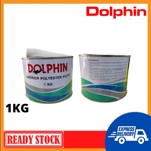 DOLPHIN SUPERIOR POLYESTER PUTTY 1KG | Shopee Malaysia