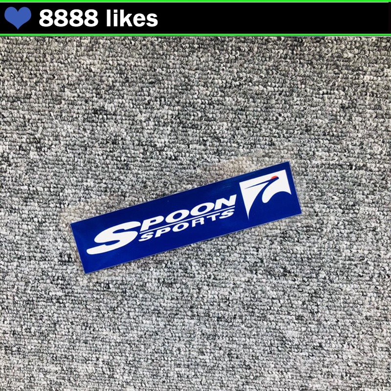 Spoon Sport Decal Sticker JDM Civic Vtec Type R Stickers Car Styling ...