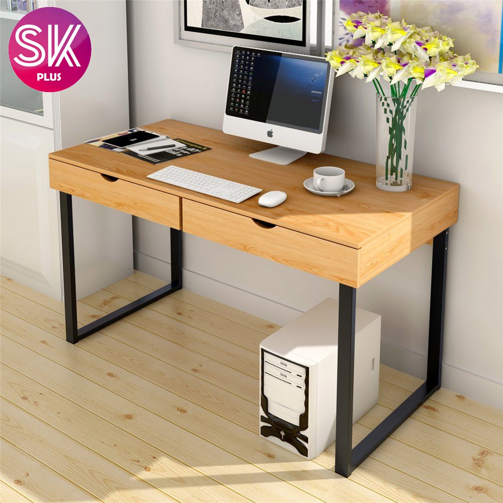 SKPLUS Modern Computer Study Table Home Office Table With Drawer - 2 ...