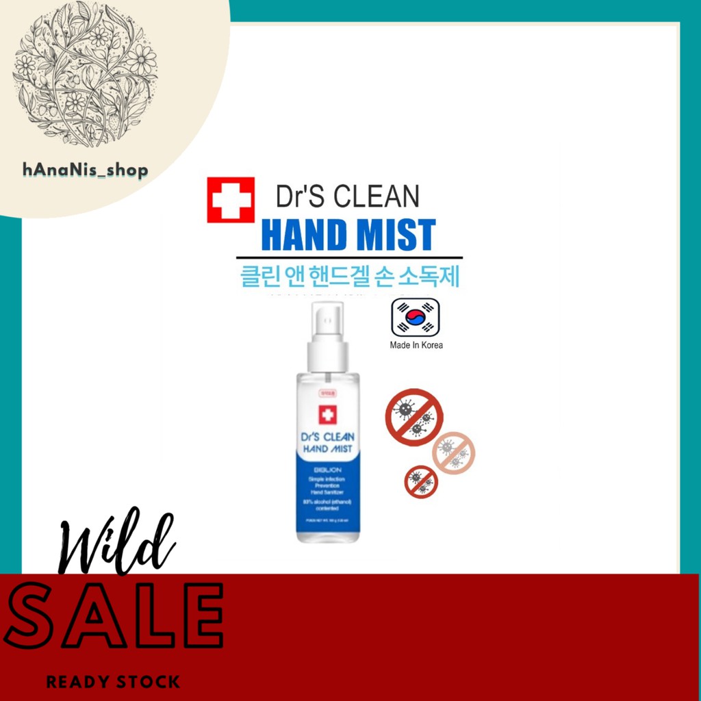 Hand Sanitizer Dr's CLEAN HAND MIST 150ml | Shopee Malaysia