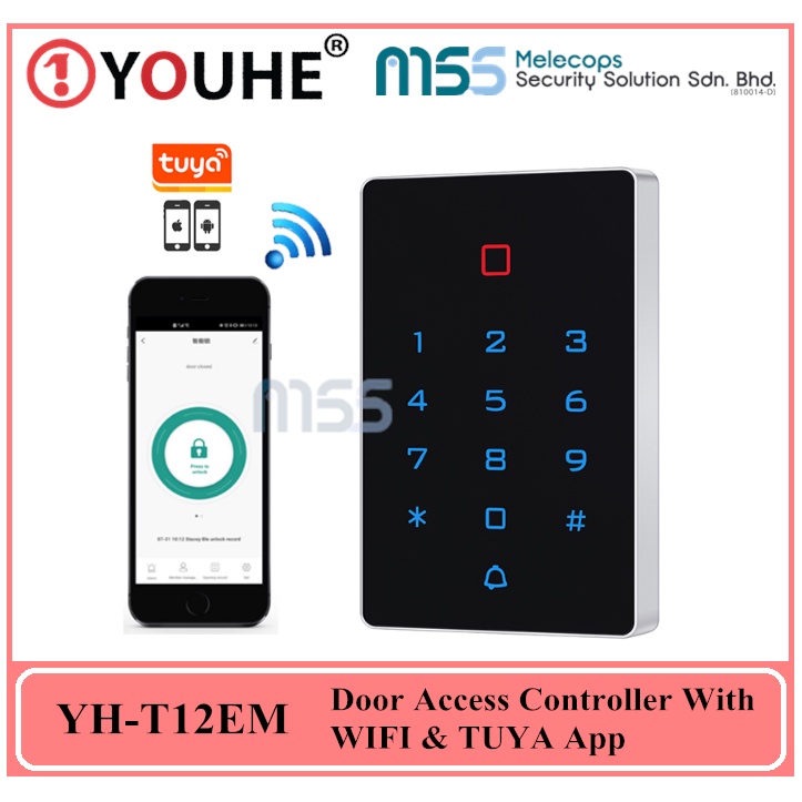 YOUHE YH-T12EM Door Access Controller With WIFI & TUYA App (Stand Alone ...