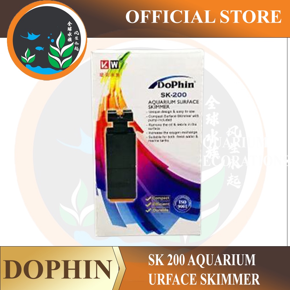 DOPHIN - Surface Skimmer SK-200. Aquarium scum filter | Shopee Malaysia