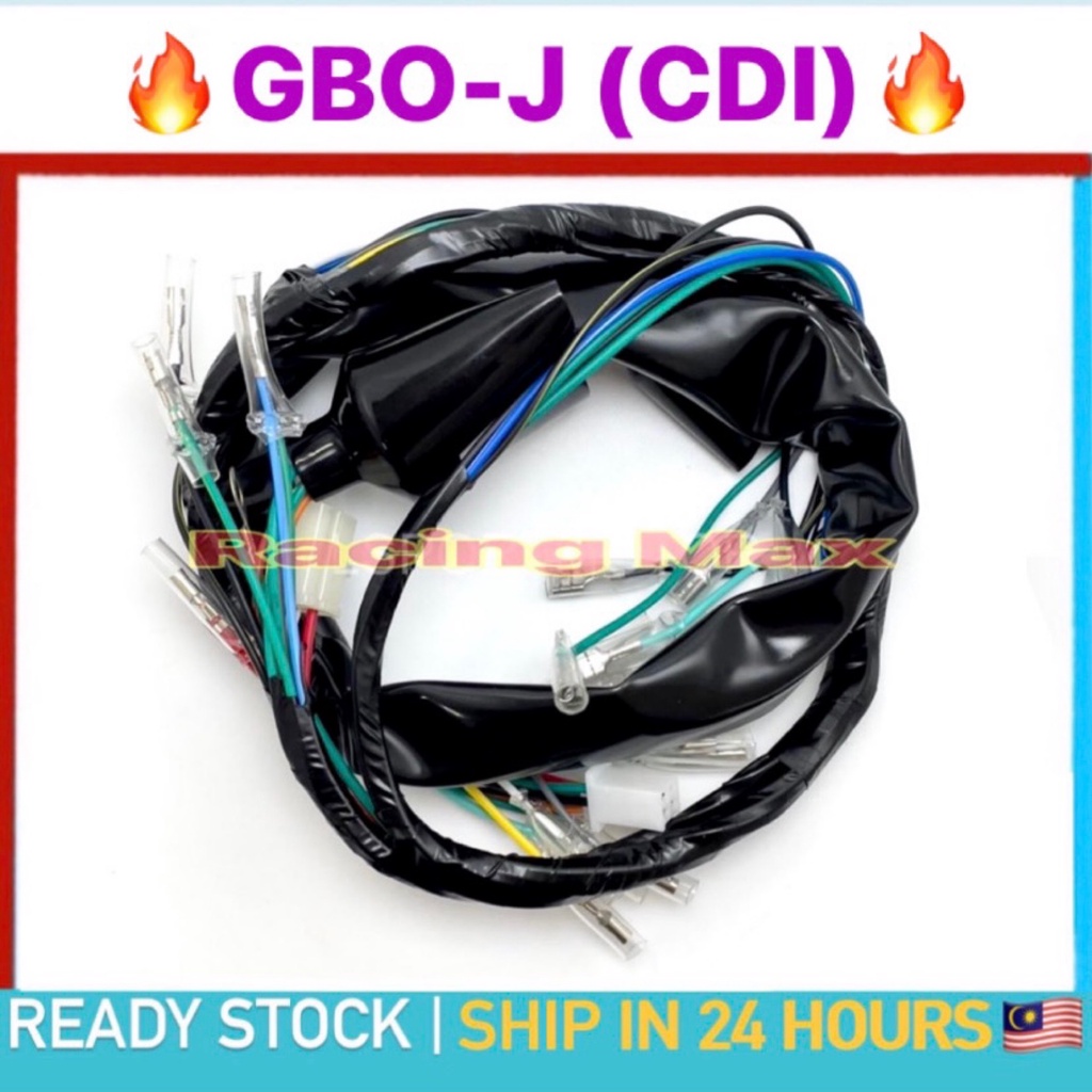 HONDA GBOJ (CDI) WIRING WAYAR C70 PETAK GBO J HARDNESS HARNESS WIRE ...