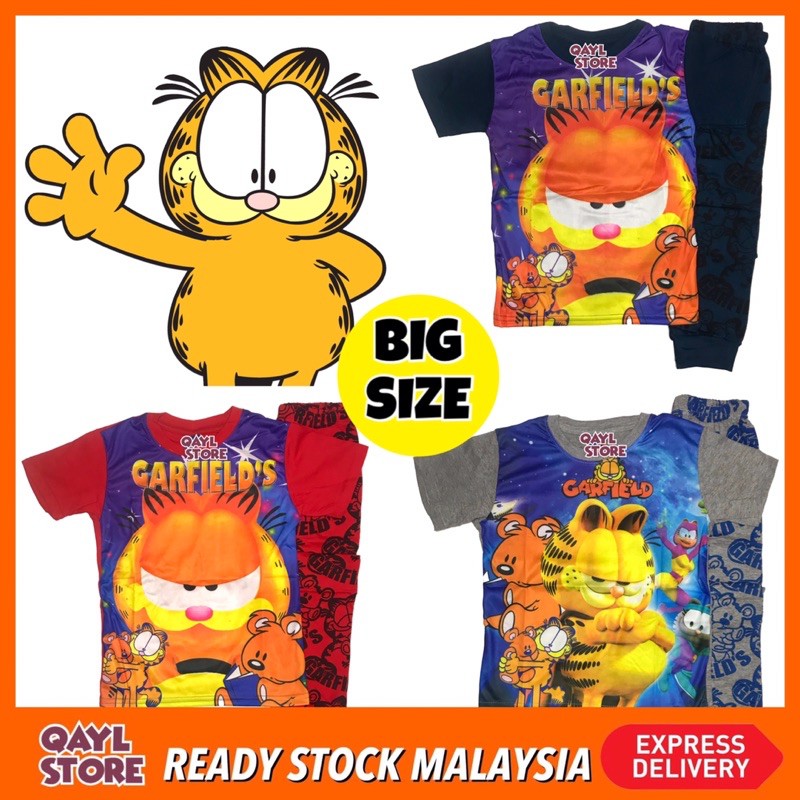 Pyjamas Garfield JC Big size (Tag 10-16) Jersey Cotton for Kids Boy ...