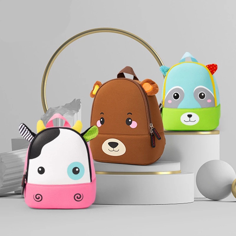 2022 New 3D Animal Children School Bags for Girls Boy Children ...