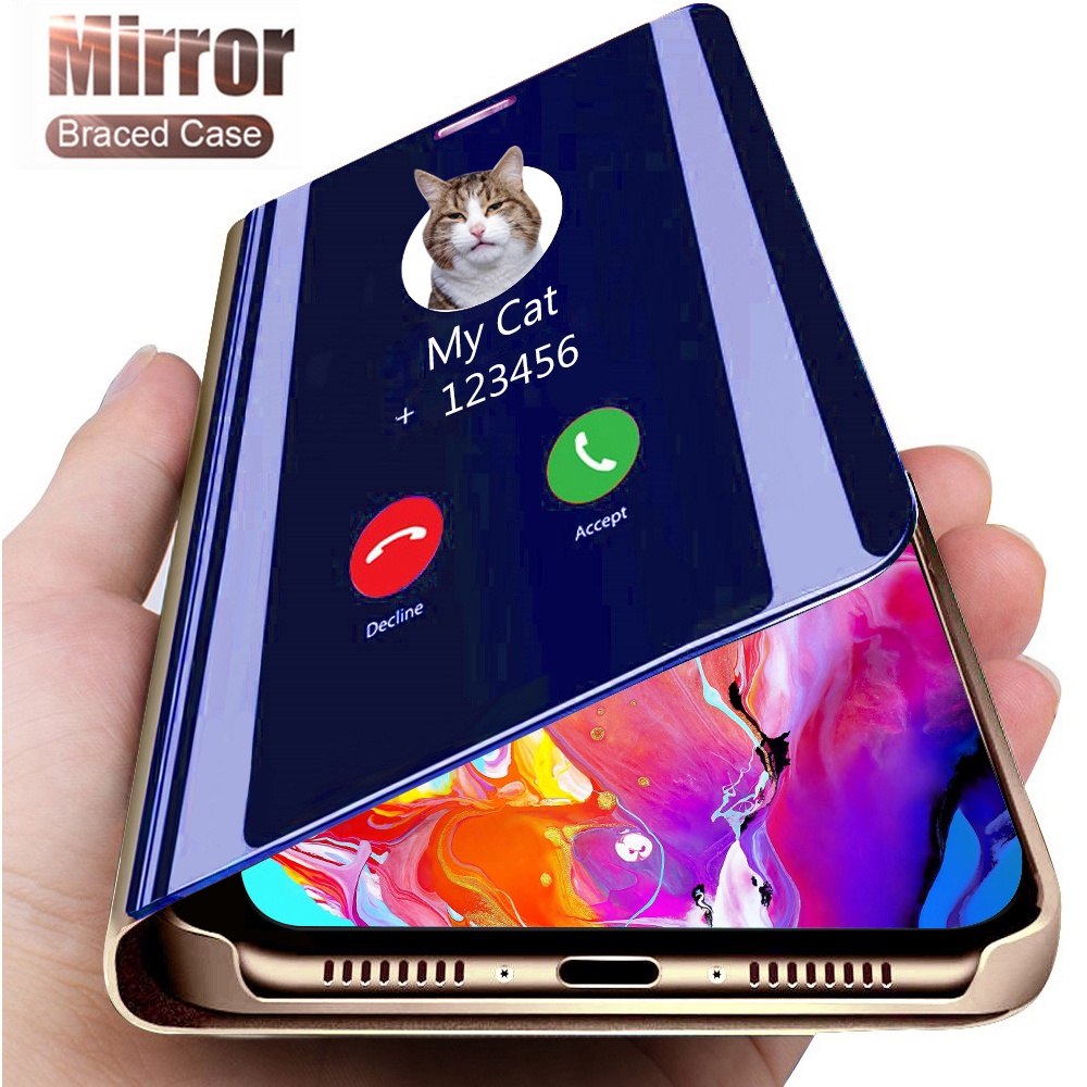 Smart Mirror Flip Phone Case iPhone 15 Pro max 14 12 11 13 Pro Max ...