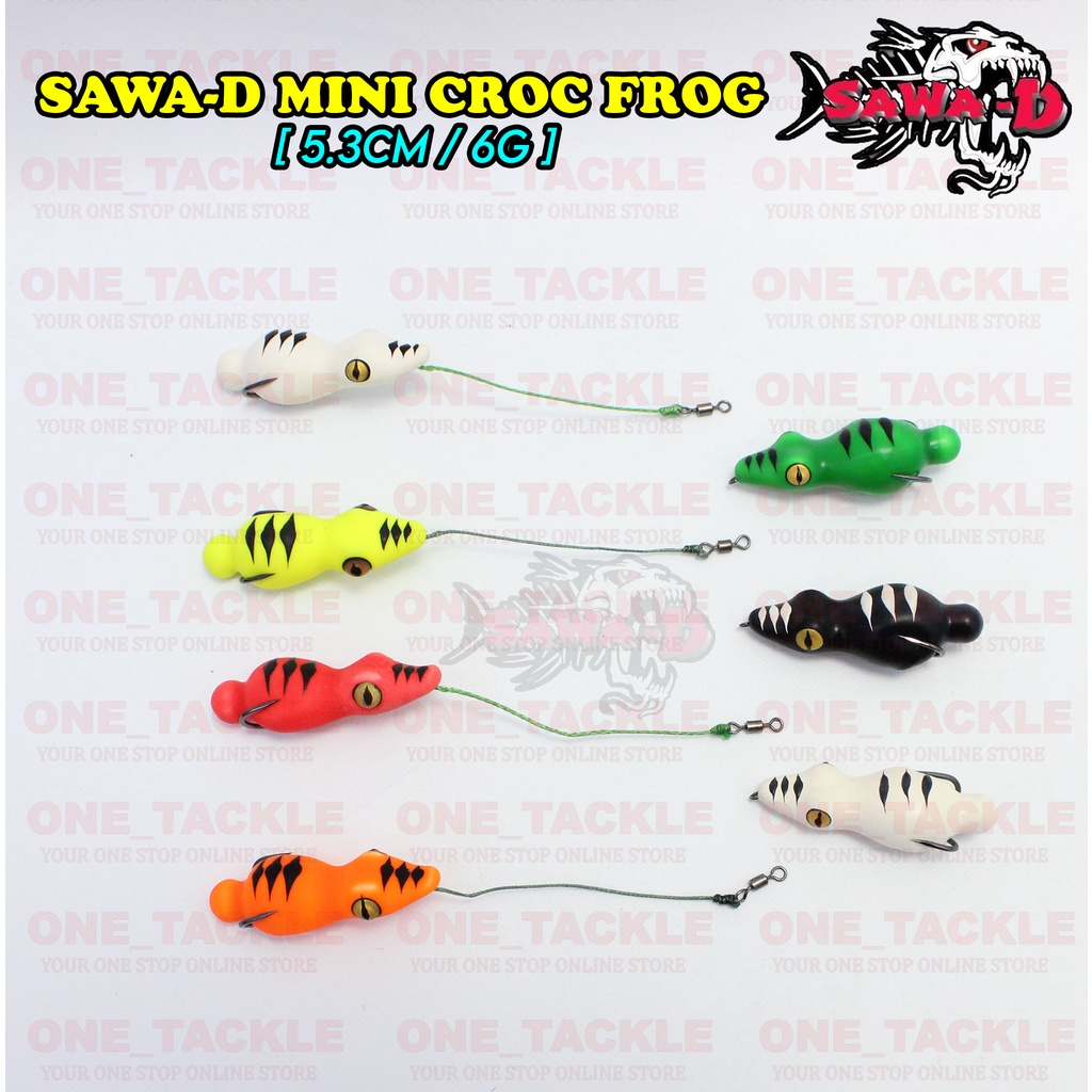 SAWA-D MINI CROC FROG 6g 5.3cm soft frog lure | Shopee Malaysia