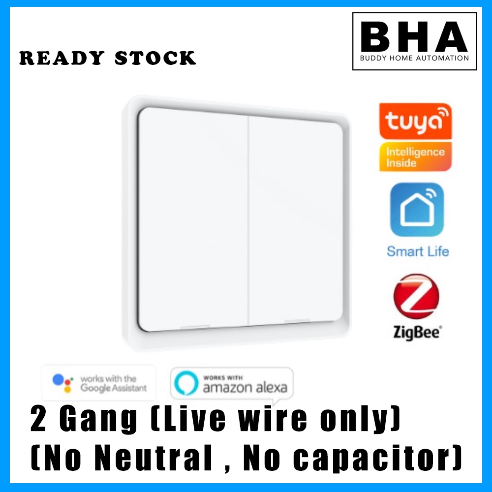 Tuya Smart Switch 2 Gang & 3 Gang | Shopee Malaysia