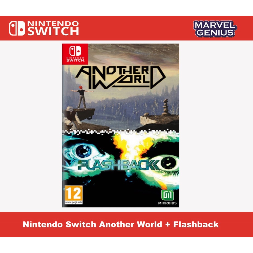 NSW NS Nintendo Switch GAME Another World / Flashback Double Pack ...