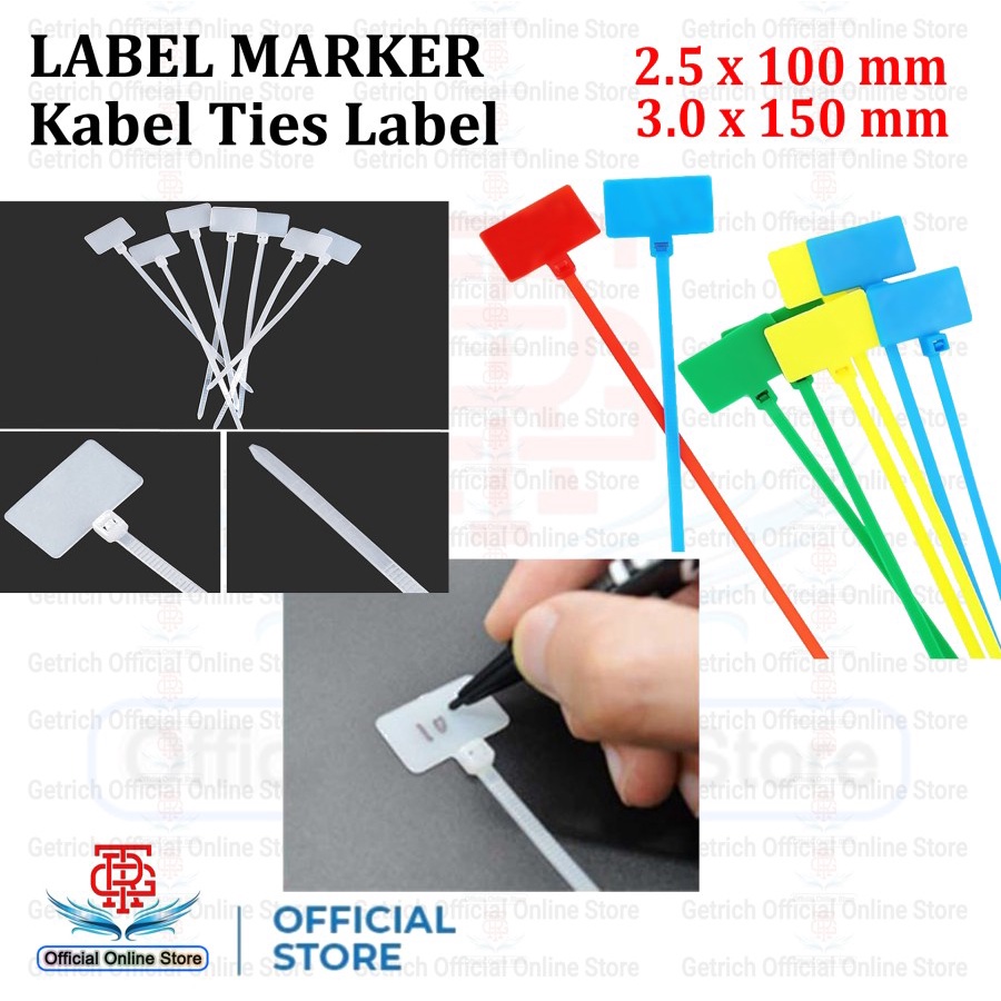 Cable Tis Ties Ties Ties Maker Marker Name Tag Labels Fastener | Shopee ...