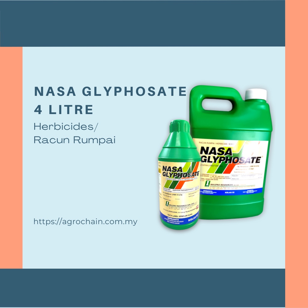 IMASPRO - NASA GLYPHOSATE - 4 LITRE (RACUN RUMPAI/除草药/HERBICIDE ...
