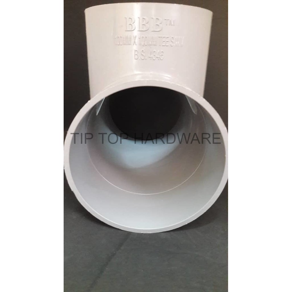 PVC Fitting Tee (100mm = 4”) | Shopee Malaysia