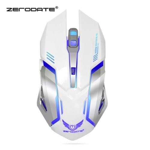 ZERODATE X70 DUAL-MODE GAMING MOUSE 2400DPI (WHITE) | Shopee Malaysia