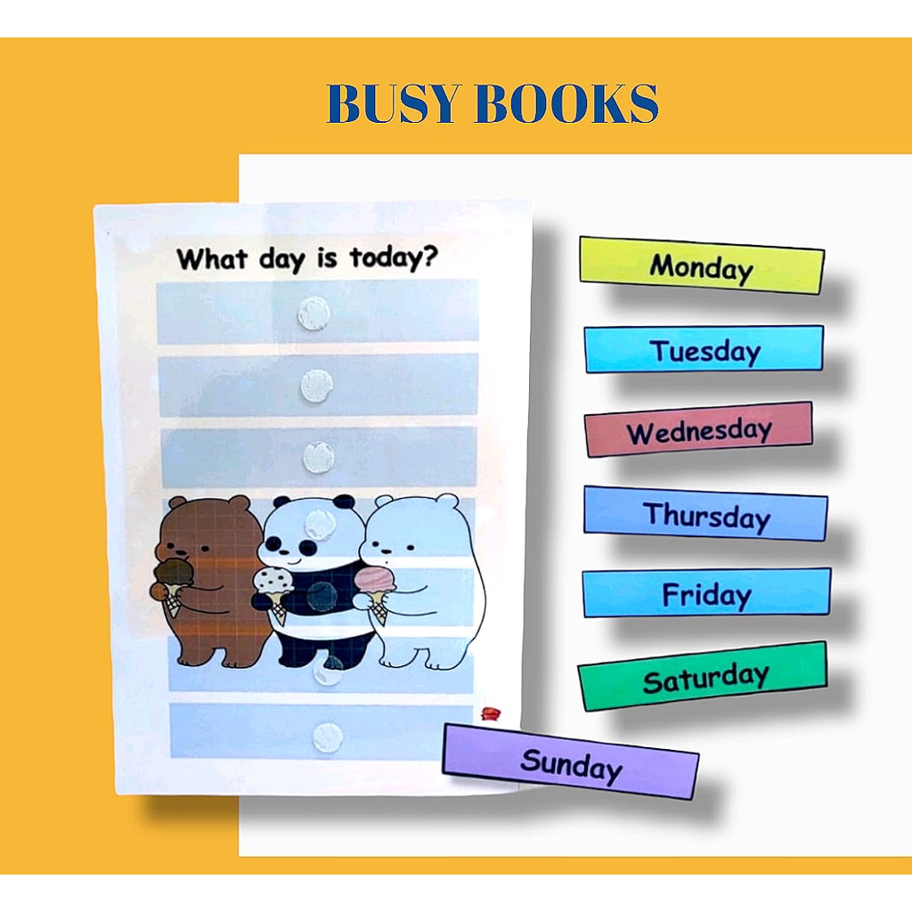 Quiet Book for kids Montessori Busy Book for 4 years Kids Early ...