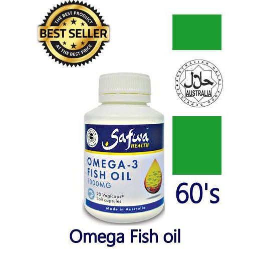 Halal Safwa Omega-3 Fish Oil 1000mg | Shopee Malaysia