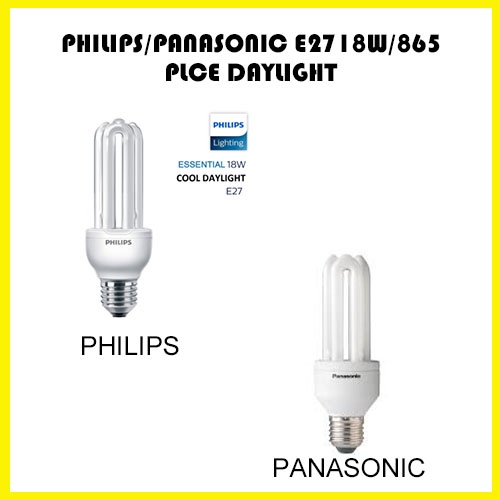 PANASONIC / PHILIPS 18W/865 PLCE Daylight | Shopee Malaysia
