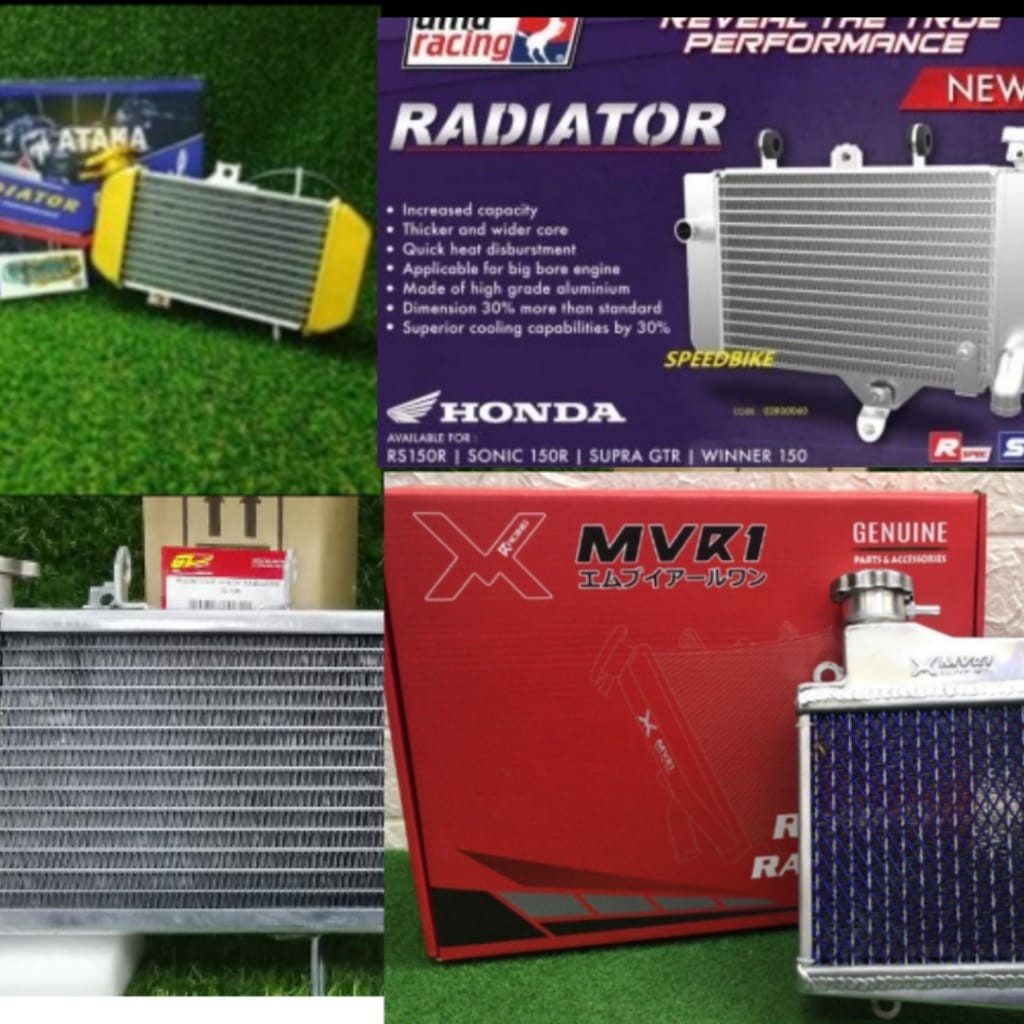 ALUMINIUM ALLOY RADIATOR GL RACING/UMA RACING/MVR1 ( Y15/LC 135/RS 150 ...