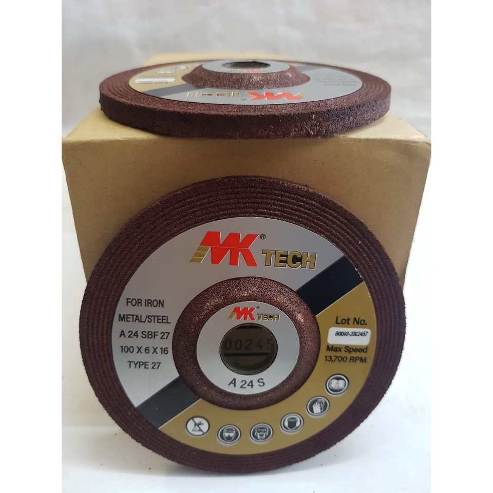 MATA GRINDER MK METAL GRINDING DISC 4" / MATA GOSOK BESI / BATU GOSOK BESI / GRINDING METAL MK ...