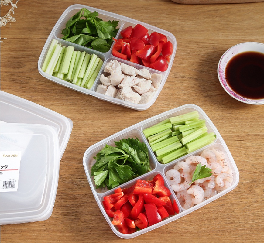 1pc Frozen Meat Preservation Storage Box Food Keep Fresh Container Home ...