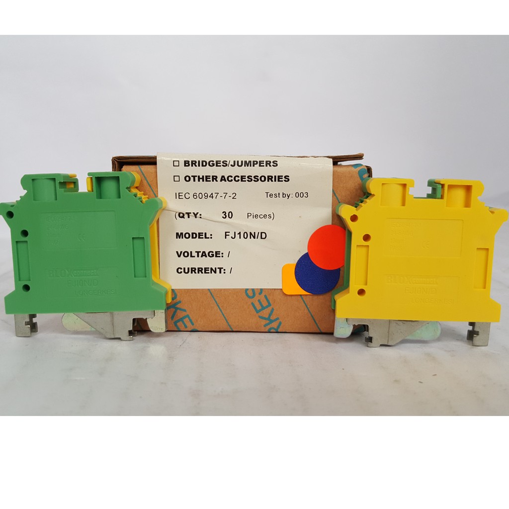 BLOX Earth terminal block FJ3N/D FJ5N/D FJ6N/D FJ10N/D FJ16N/D FJ35N/DL ...