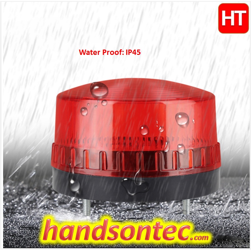 12Vdc/220Vac Beacon Flashing Blinking Lamp with Buzzer | Shopee Malaysia