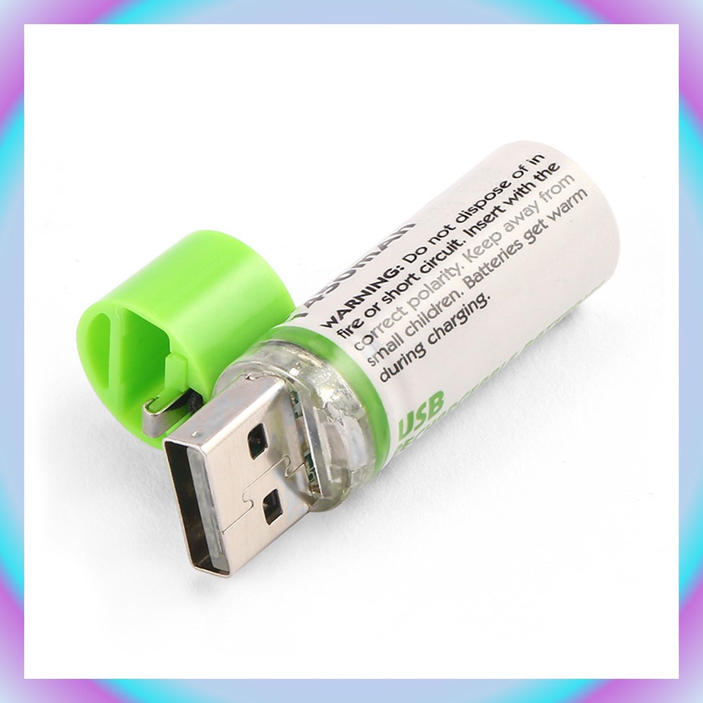 AAA 1.5V Rechargeable Battery 9V C2 D1 USB Type-C Lithium Fast Quick ...