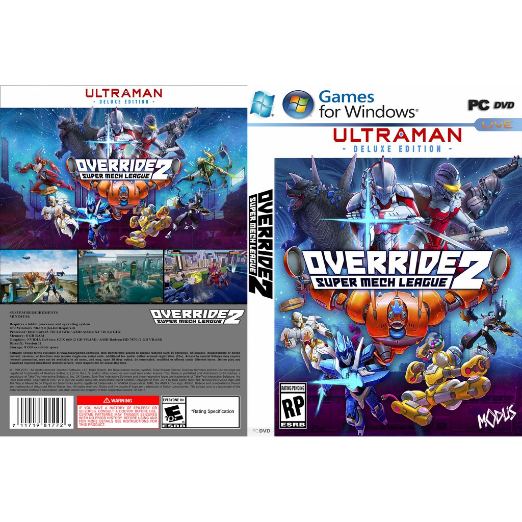 Override 2: Super Mech League + Ultraman DLC PC GAME [Offline ...
