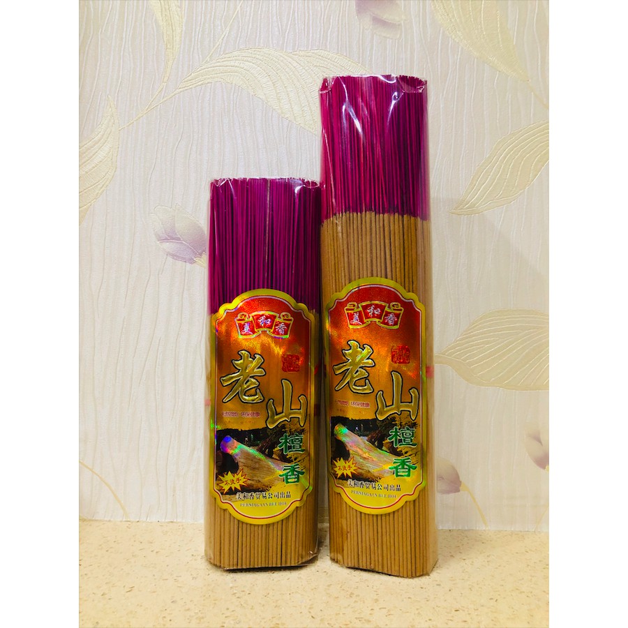 BEE HOO 美和香 老山檀香 现货幼香 敬神拜神神料 2尺寸 26cm 32cm 38cm | Shopee Malaysia