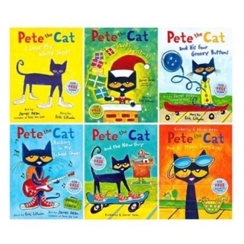 pete the cat 6books (A4 size) | Shopee Malaysia