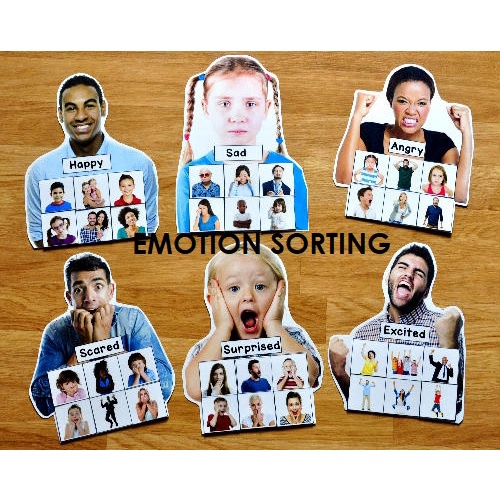 My Emotion Sorting Mats Learning Feeling Busy Book Quiet book Preschool ...