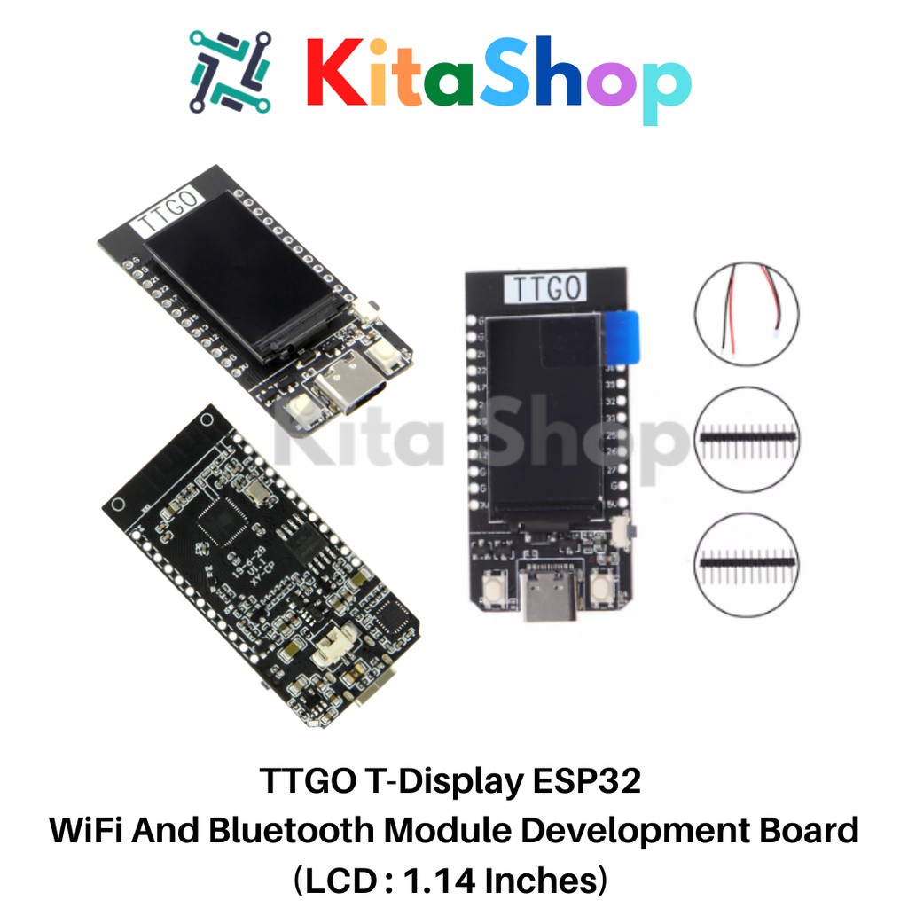 TTGO T-Display ESP32 WiFi And Bluetooth Module Development Board (LCD ...